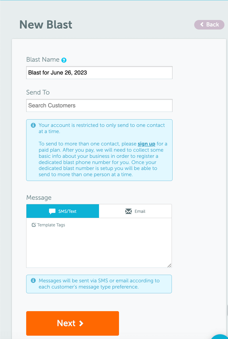 Text blast app for iPhone, Android, or Desktop | GoReminders